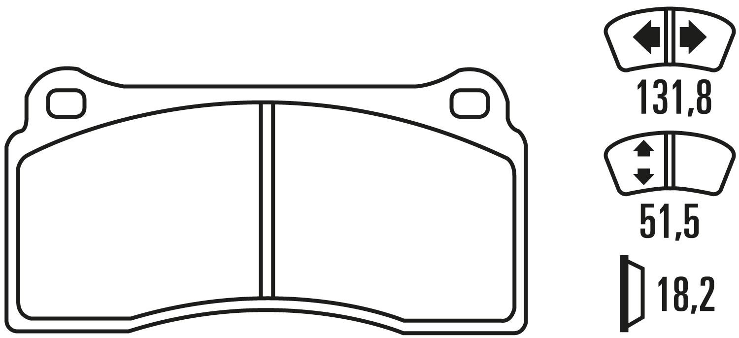 Ferodo Bremsbeläge DS 2500