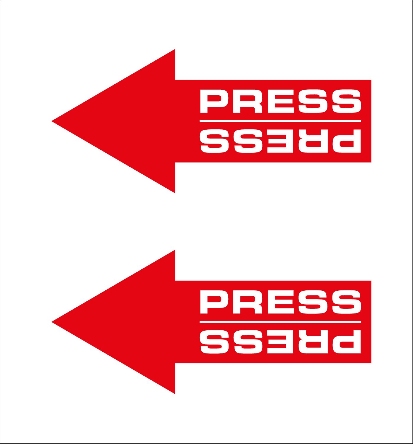 Aufkleber und Banner