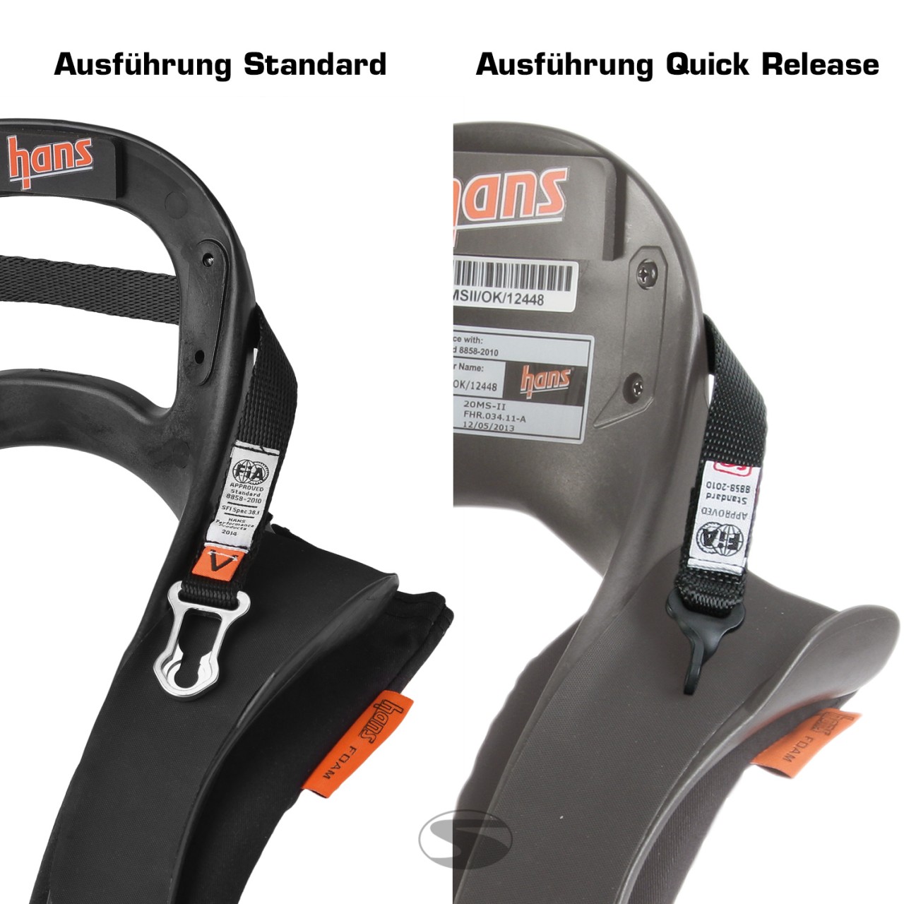 HANS System Performance HANS 3 · 30°